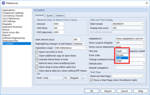 How do I change the text size in the Cradle UI? - 3SL Blog