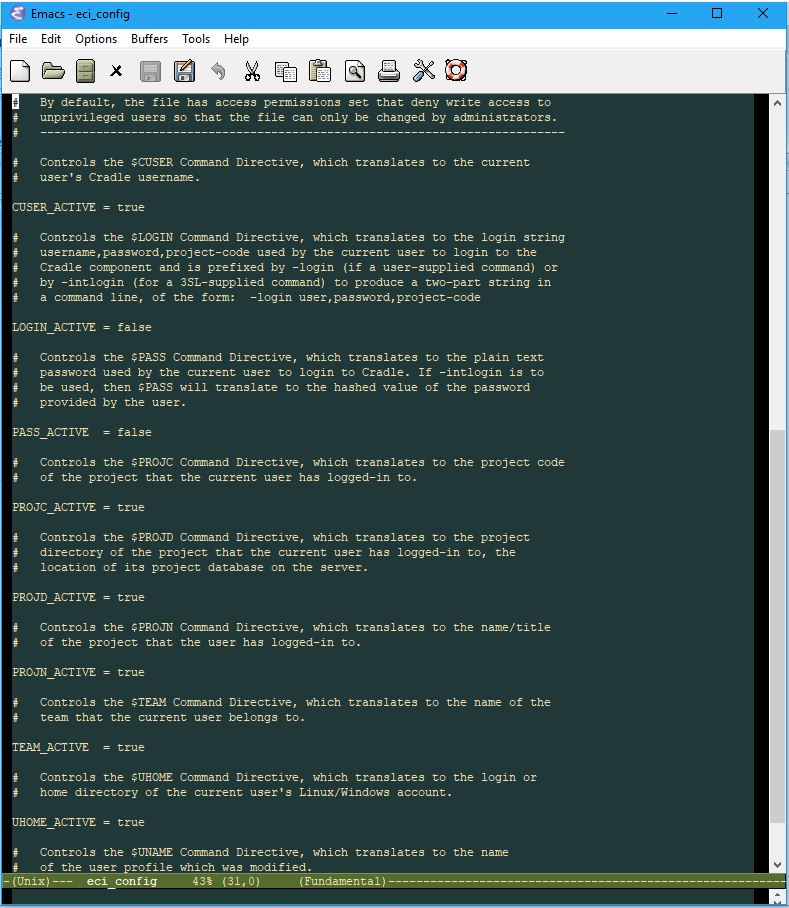 Controlling External Commands' Access to Usernames and Passwords